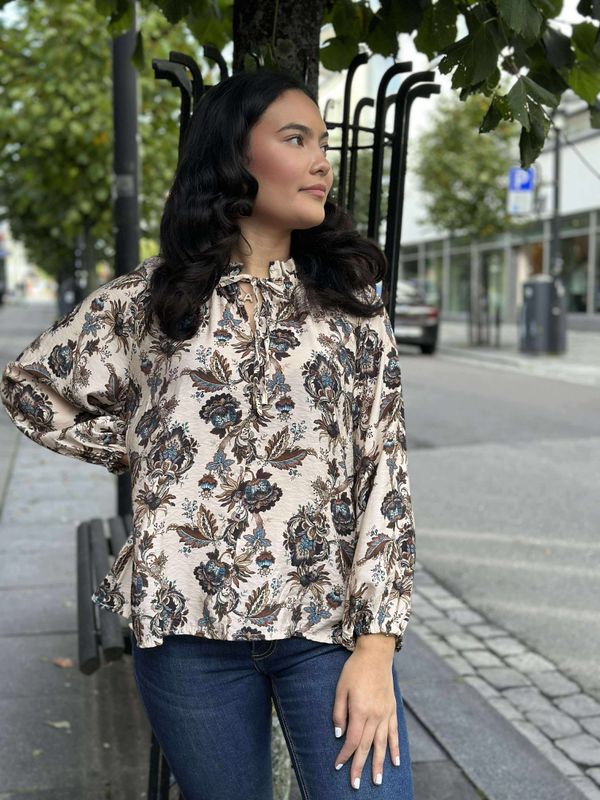 Bluse Marine Blå - Pepper.no